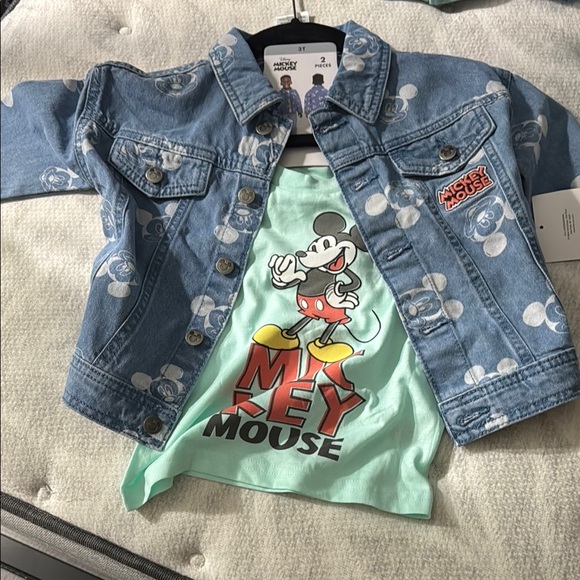 Disney | Jackets & Coats | Disney Mickey Mouse Kids Denim Jacket | Poshmark